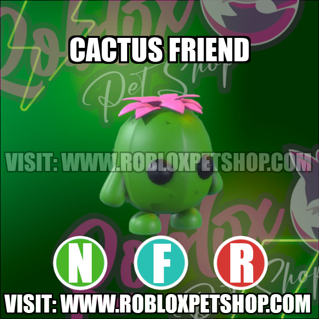 Cactus Friend NEON FLY RIDE Adopt Me