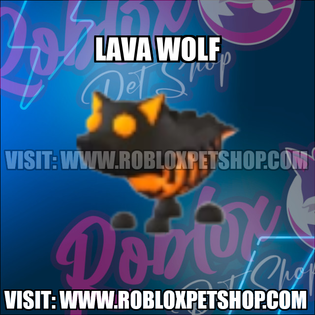 Lava Wolf NO POTION Adopt Me