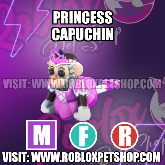 Princess Capuchin Monkey MEGA FLY RIDE Adopt Me