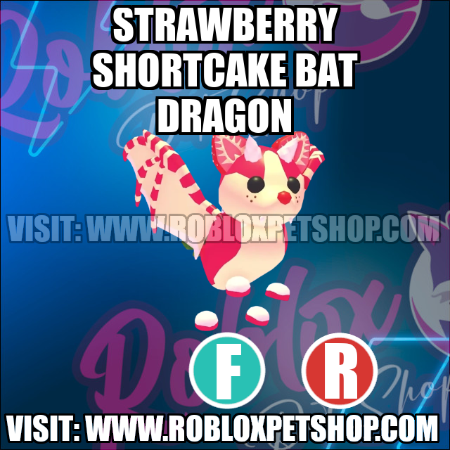 Strawberry Shortcake Bat Dragon Fly Ride Adopt Me