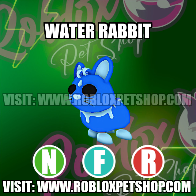 Water Rabbit NEON FLY RIDE Adopt Me